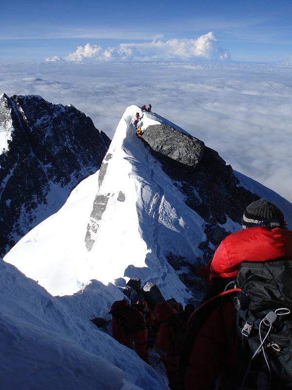 Eco Everest Expedition 2009/Mt. Everst Summit/South Summit from Hillary ...